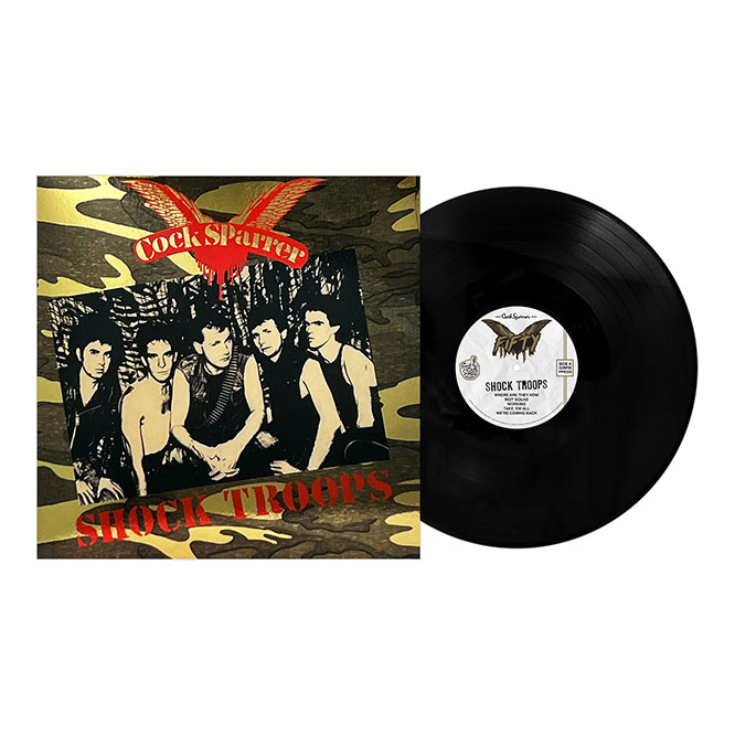 Cock Sparrer- Shock Troops LP (50th Anniversary With Gold Foil Cover)