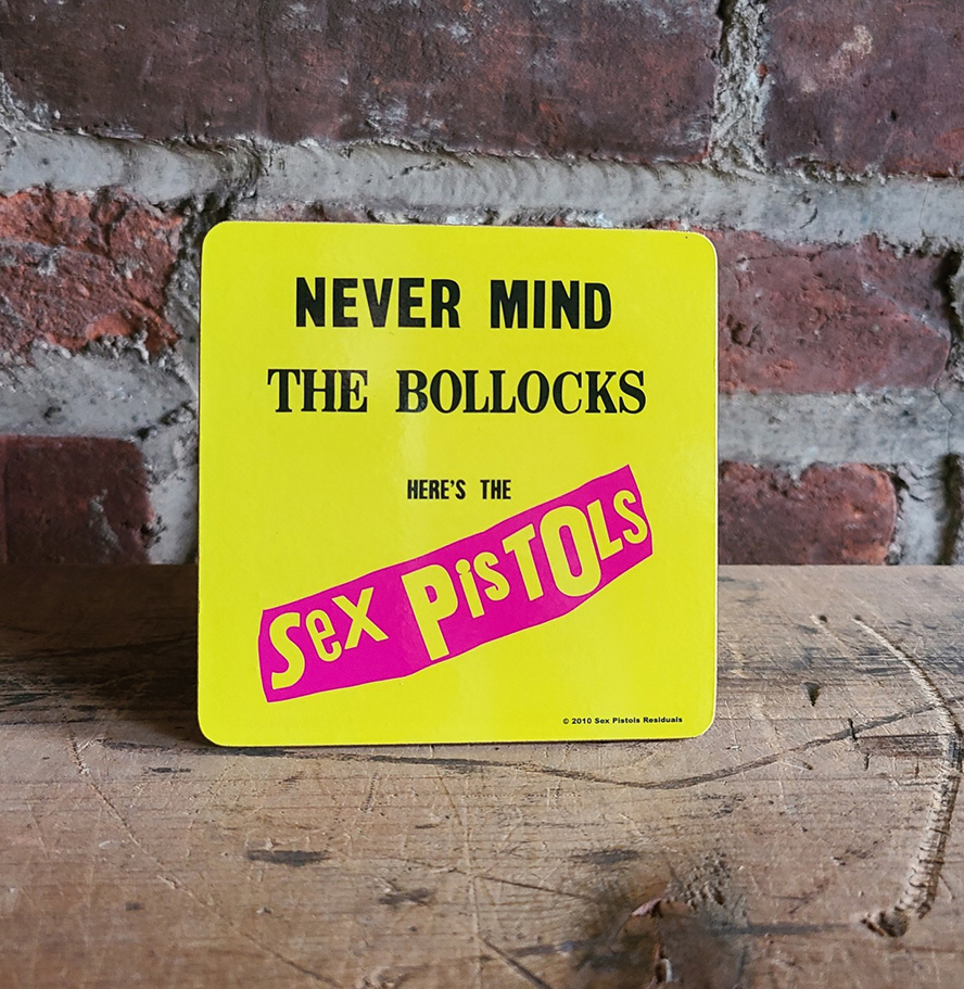 Sex Pistols Never Mind The Bollocks Cork Coaster