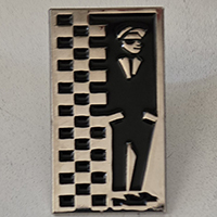 Enamel/Stick Back Pins - Angry, Young and Poor