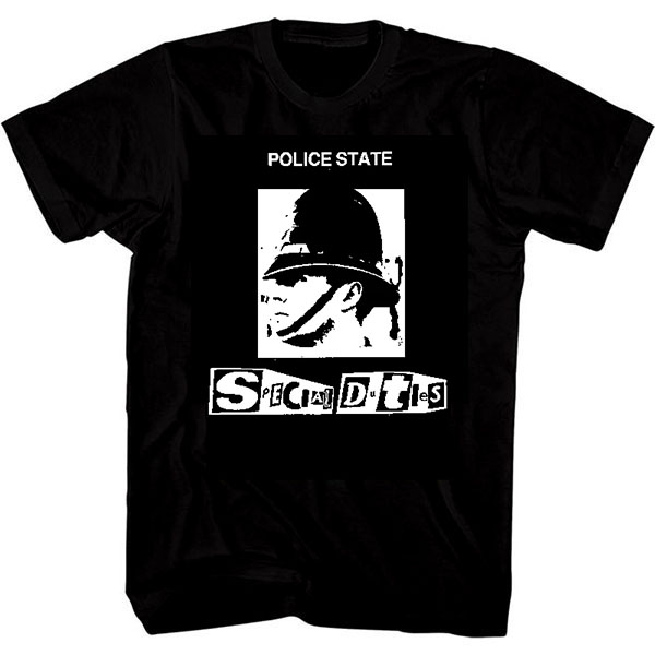 Special Duties- Police State on a black shirt